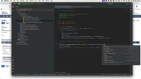 netsuite suitescript 2 1 demo suiteql task map reduce geocoder youtube
