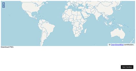 Export Map Codesandbox