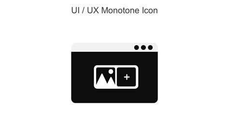 UI UX Monotone Icon In Powerpoint Pptx Png And Editable Eps Format PPT Presentation