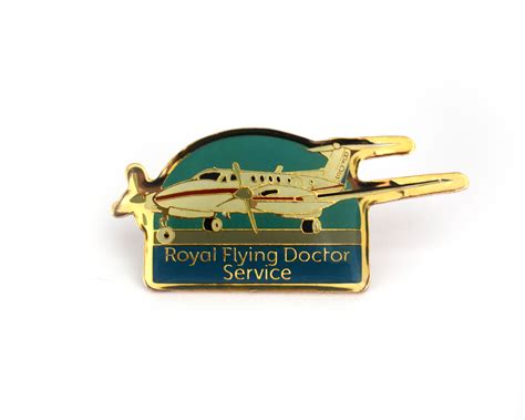 King Air Aircraft Hat Badge Royal Flying Doctor Service Australias