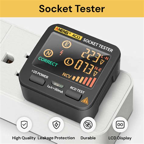 Digital Socket Tester Smart Voltage Detector Digital Socket Tester Smart Voltage Detector