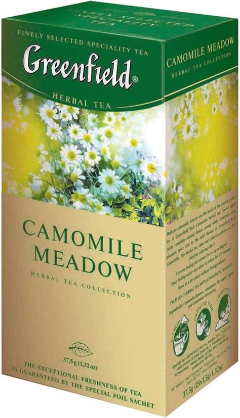 Amazon.com : Greenfield Camomile Meadow Herbal Tea Fruit & Herbal ...