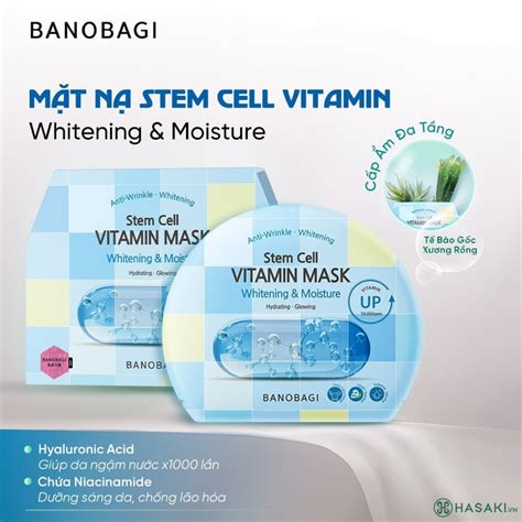 Combo 10 Mặt Nạ Banobagi Dưỡng Sáng Chăm Sóc Da Mụn 30g Hasaki Vn