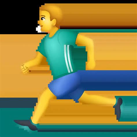 🏃 Person Running Emoji Meaning Copy And Paste Emoticon ‿ Symbl
