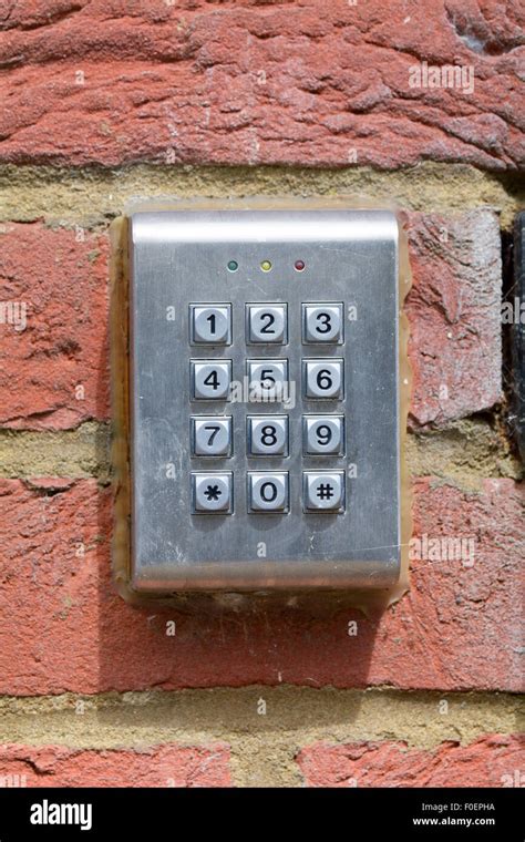 Keypad With 9 Numbers Stock Photo Alamy