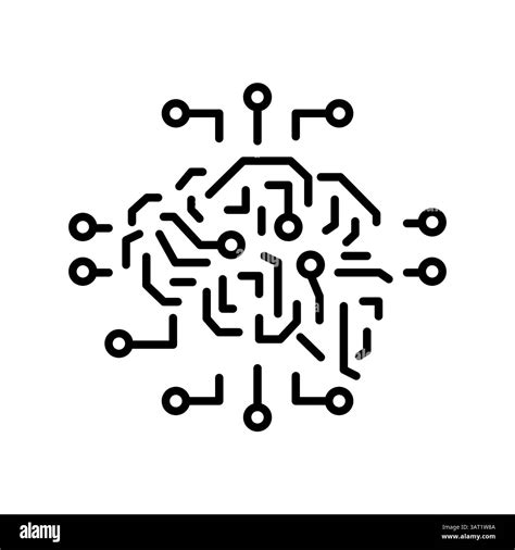 Neural Network Black Line Icon For Digital And Print Projects Minimal Clean Icons For Apps And
