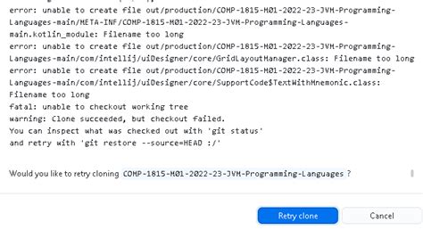Cant Clone A Repository Because The Name It Too Long · Issue 15712
