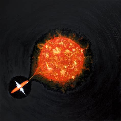 Degenerate Binary System Oil On Canvas 24x24 Rart