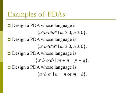 PPT Push Down Automata PowerPoint Presentation Free Download ID 6780947