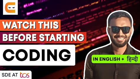 Watch This Before Starting Coding Things You Must Know Before Coding Coding Ninjas Youtube
