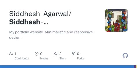 github siddhesh agarwal siddhesh my portfolio