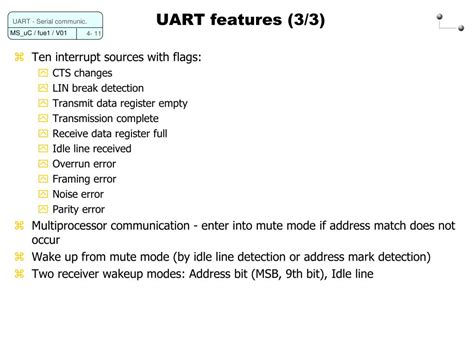 ppt programming microcontroller usart universal synchronous