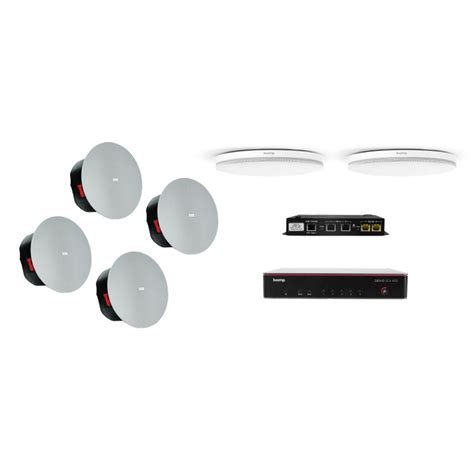 Devio Scx 400 Bundle For Large Room Incl 4x Spkrs 2x Ceiling Mic Jands