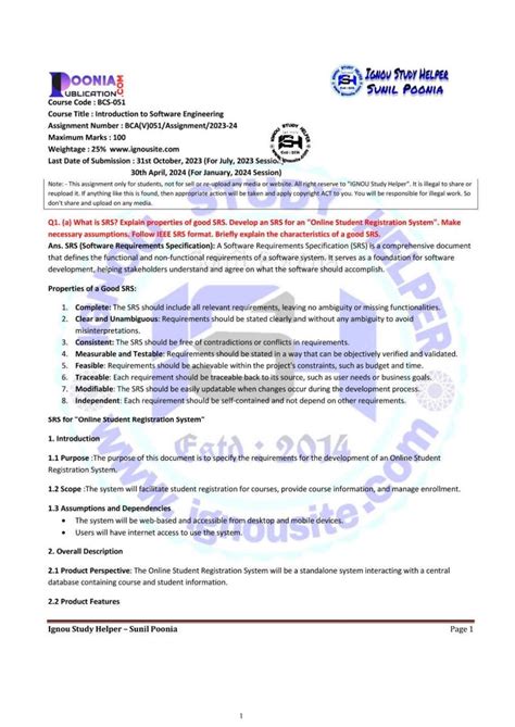 BCS SEM Solved Assignment Bachelor Of Computer Application Studocu