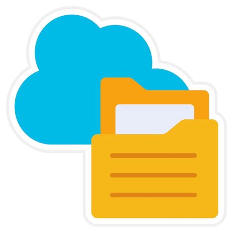 Premium Vector Cloud Storage Icon
