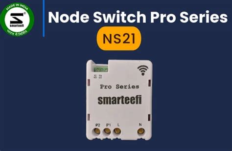 2 4 GHz Smarteefi WiFi 2 Node Smart Switch PRO SERIES 2 Node 110 240v Ac Model Name