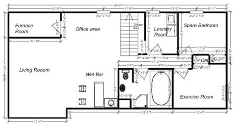 Basement Layout Ideas For Small House With Two Bathrooms