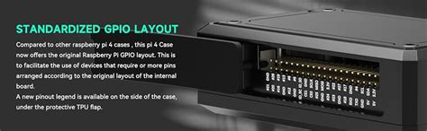 Miuzei Pi 4 Aluminium Case Electronics