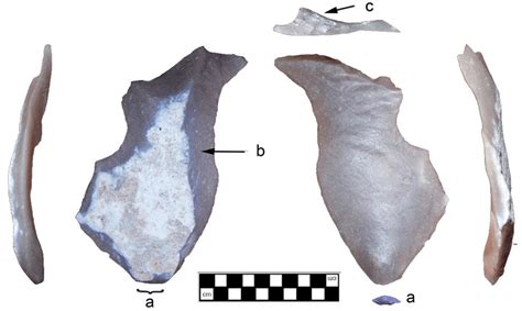 Replica 2 Flake 2 Overshot Flake A Prepared Platform B Spacing In