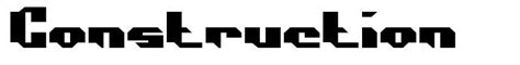 Construction Font By Weknow Fontriver