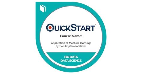 Application Of Machine Learning Python Implementations Was Issued By Quickstart Inc To Shimaa