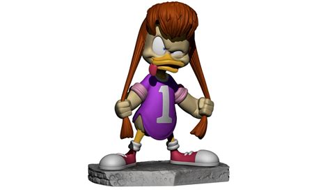 Gosalyn Mallard 2 3d Model By Naeem32