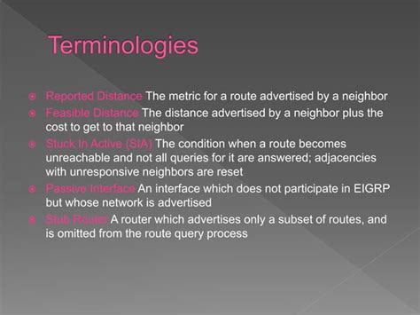 Networking basics EIGRP | PPTX | Computer Networking | Computing