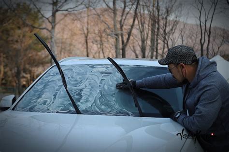 자동차 유막제거제 사용해 유막제거 하고 유리발수코팅까지 해결 네이버 블로그