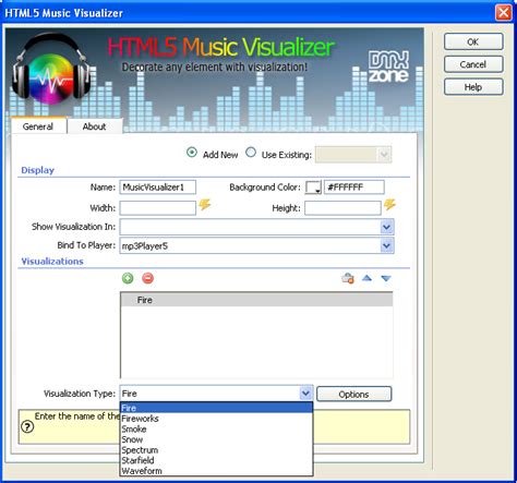 Html5 Music Visualizer Add On Extensions Dmxzonecom