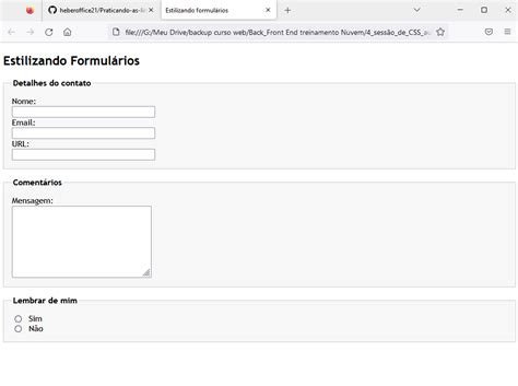 github heberoffice21 praticando as linguagens html css3 parte4
