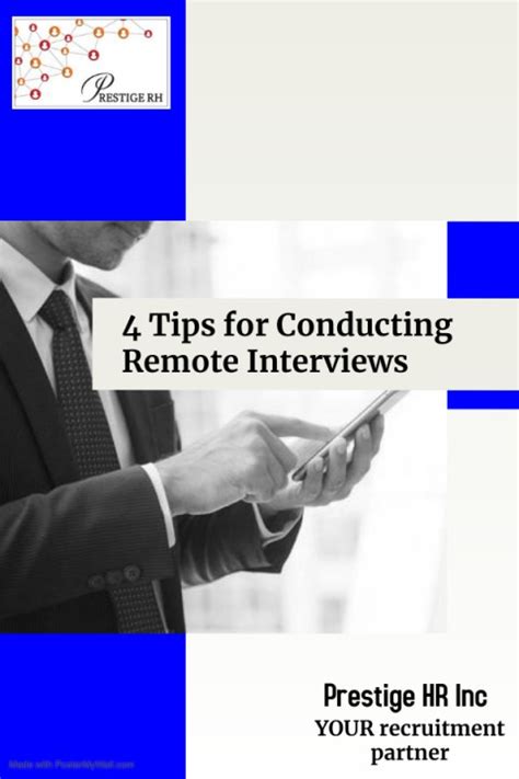 4 Tips for Conducting Remote Interviews