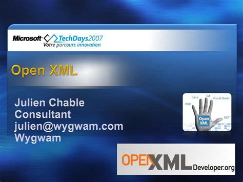 PPT Open XML PowerPoint Presentation Free Download ID 730895