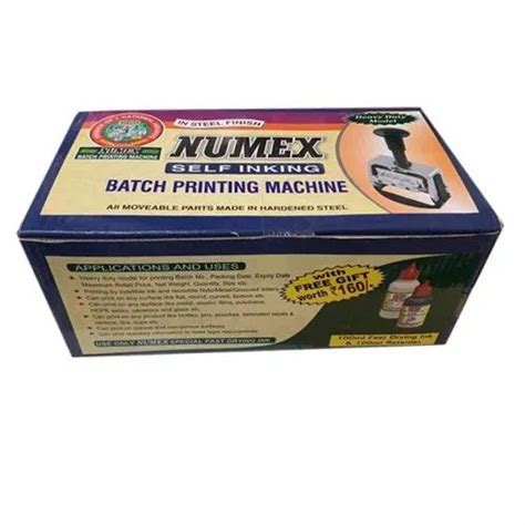 Numex Plastic And Metal Batch Printing Machine At 3500 Piece In Bhopal ID 22586191991