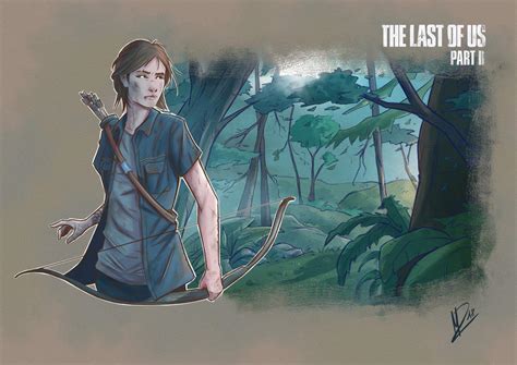 The Last Of Us 2 Ellie Fanart By Mihairotari On Deviantart