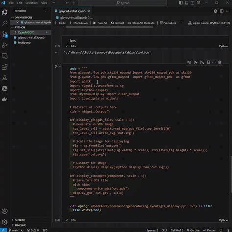 Generate Analog Layouts In Vs Code