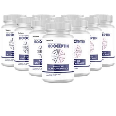 Nooceptin Brain And Cognitive Support 10 Bottles 600 Capsules Pelican