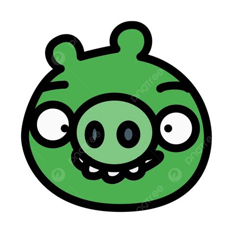 Pigs Characters Clipart Vector Bad Pig Character Face Game Gaming