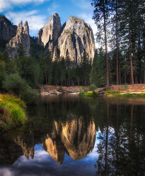 Cathedral Rock Yosemite Photograph By Mike Wilson Pixels