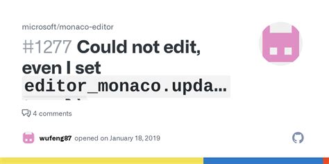 could not edit even i set `editor monaco updateoptions {readonly true