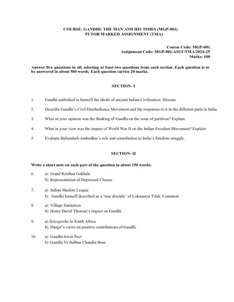 ignou mgp 001 solved assignment 2024 25 english medium ignou solved