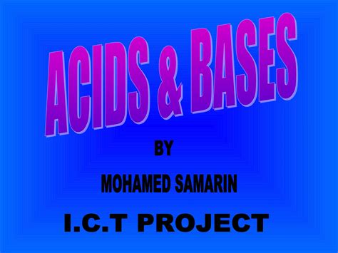 Acids And Bases And Salts Ppt