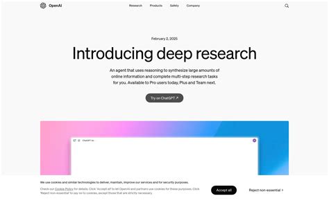 openai deep research使用入口地址 ai网站最新工具和软件app下载