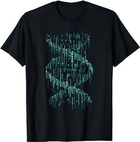 binary code dna helix t shirt