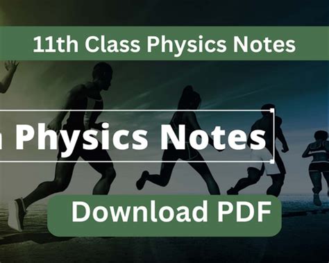 Fsc 11th Class Physics Notes 2023 Download In Pdf