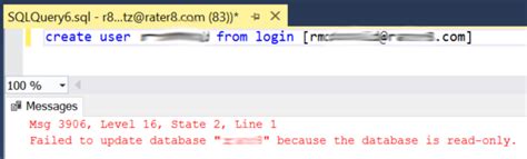 Sql Server How Do I Create User Logins On My Read Replica Database Database Administrators