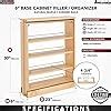 Amazon Com Rev A Shelf Pullout Shelf Organizer For Base Kitchen Or Bathroom Cabinets Wood