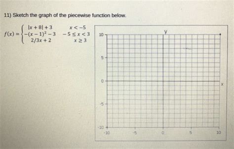 Answered 11 Sketch The Graph Of The Piecewise… Bartleby