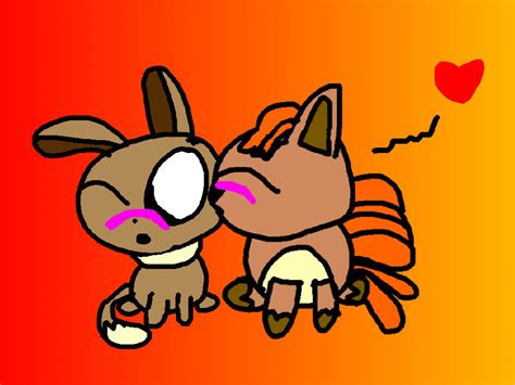 Eevee X Vulpix By Sapphiretheeeveeart On Deviantart