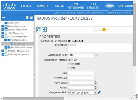 Cisco APIC AAA TACACS Management Via CLI Network Engineering Stack Exchange
