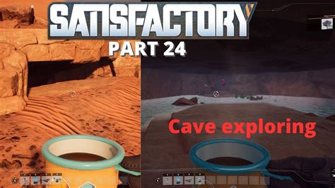 Cave exploring - Satisfactory - part 24 - YouTube